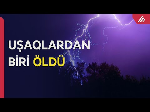 Qazaxda iki uşağı ildırım vurdu - APA TV
