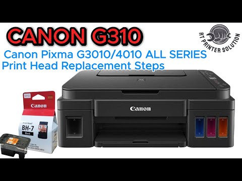 Canon Pixma G3010/4010 ALL SERIES Print Head Replacement Steps