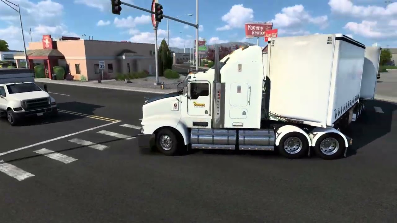 ATS SWR Customs Kenworth T608 Drive - YouTube