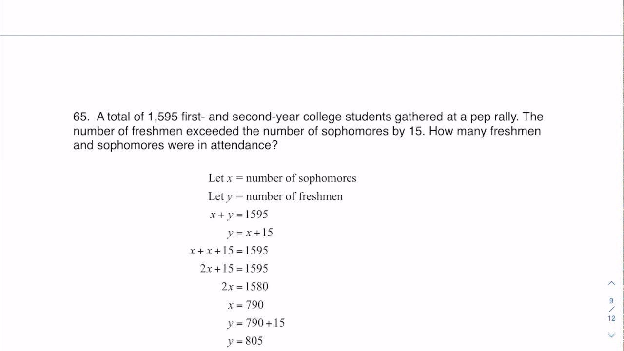 Math 31 HW Section 7.1 #65 - YouTube