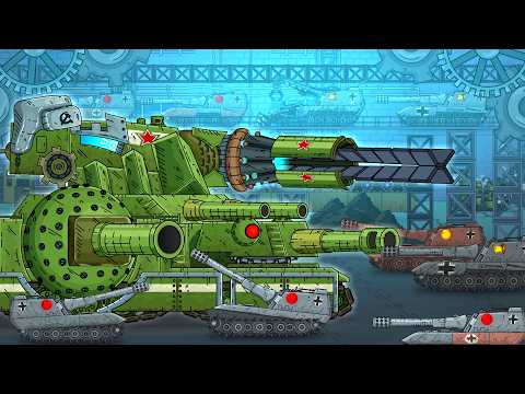 Destroy the Monster Factory and Unexpected Reinforcements – Cartoons about tanks