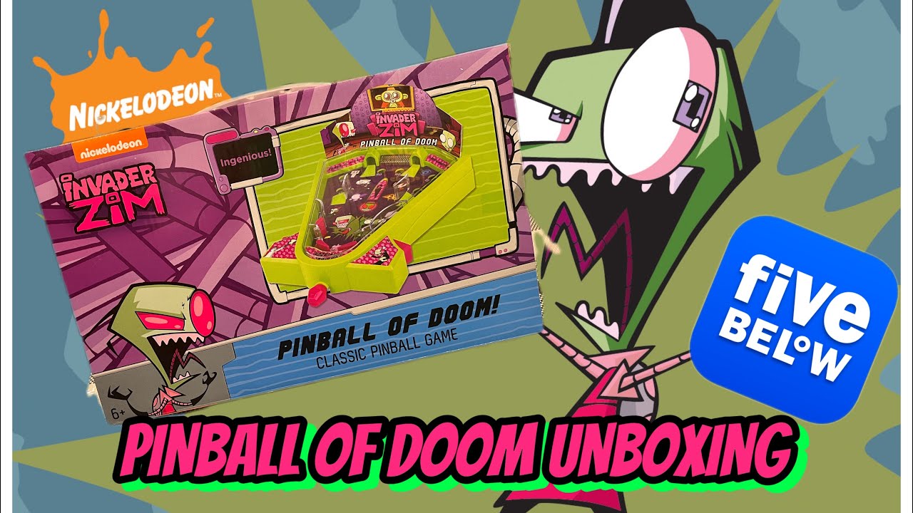 INVADER ZIM PINBALL OF DOOM UNBOXING FROM FIVE BELOW 🛸 - YouTube