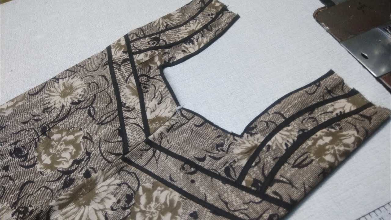 Beautiful Nighty Neck Design With Zip# Easy Making Patchwork Nighty ...