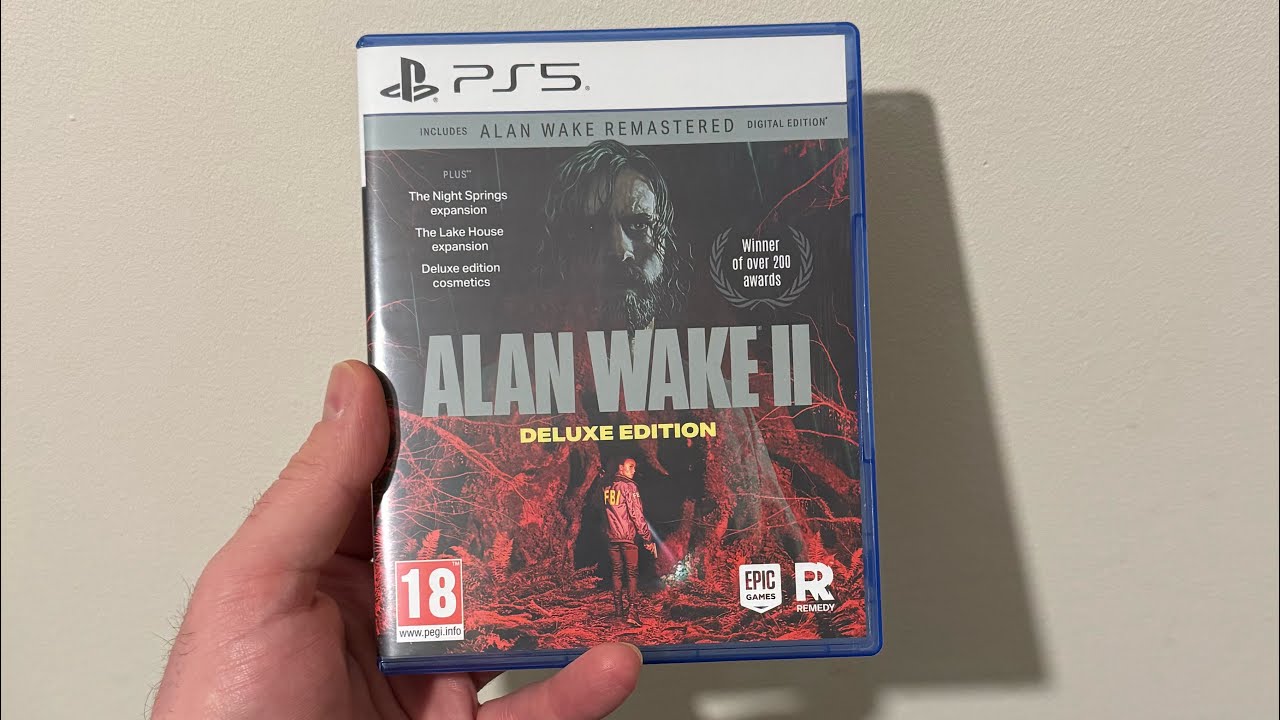 Alan Wake II Deluxe Edition PS5 Unboxing - YouTube