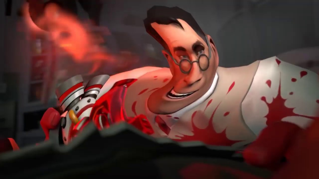 TF2 Meet The Medic but every time someone laugh it gets worse - YouTube