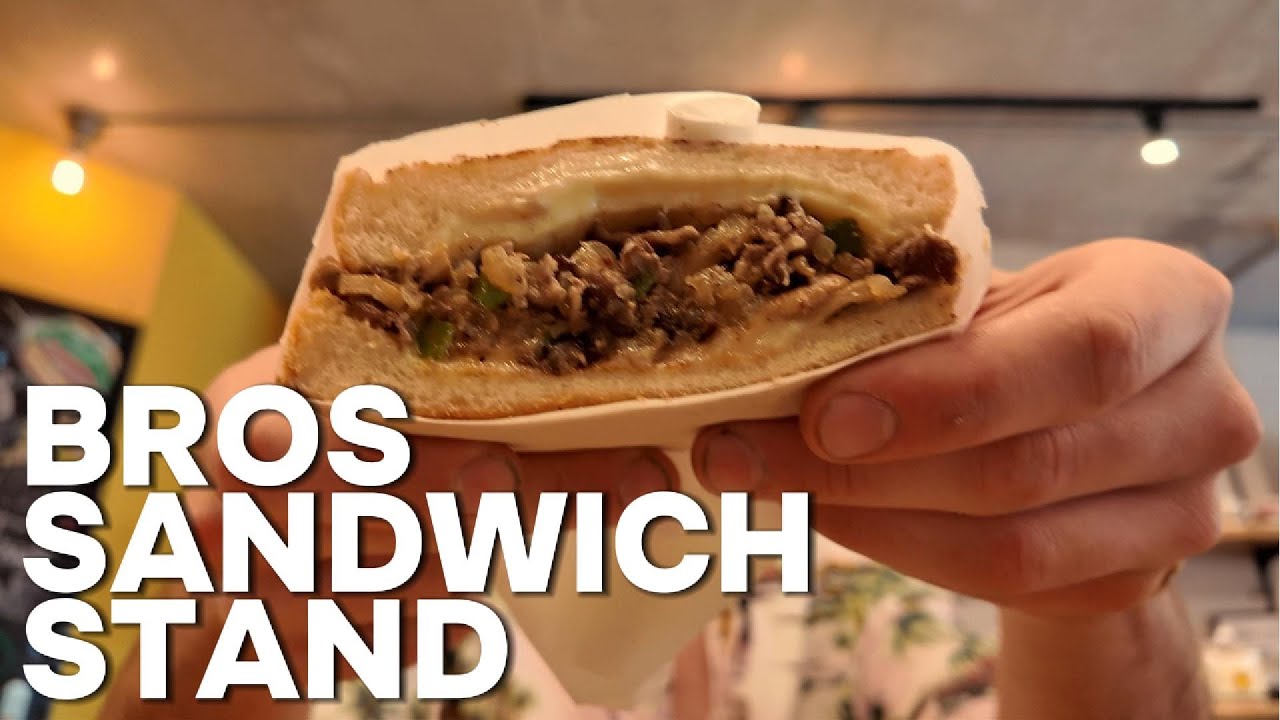 Bros sandwich stand - YouTube