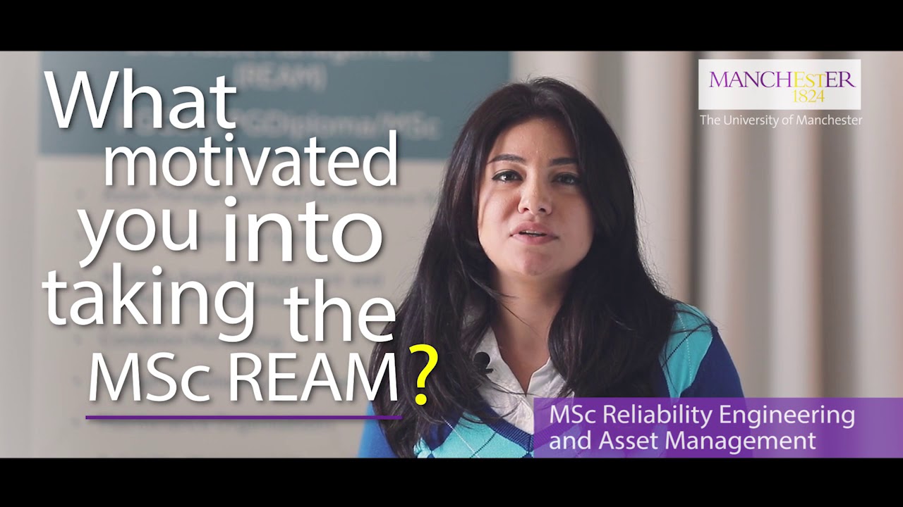 MSc Reliability Engineering and Asset Management Participant Interview ...