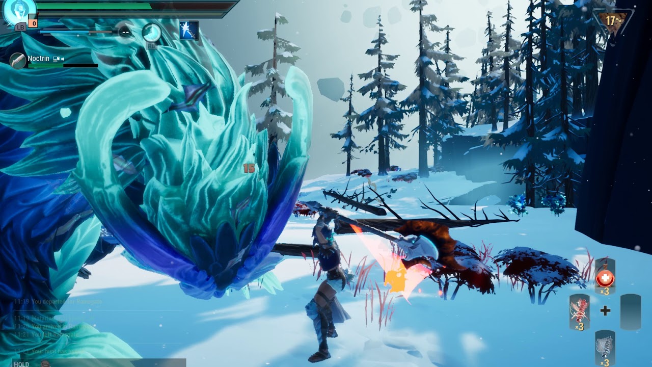 Dauntless - Winterhorn Skraev - Axe - YouTube