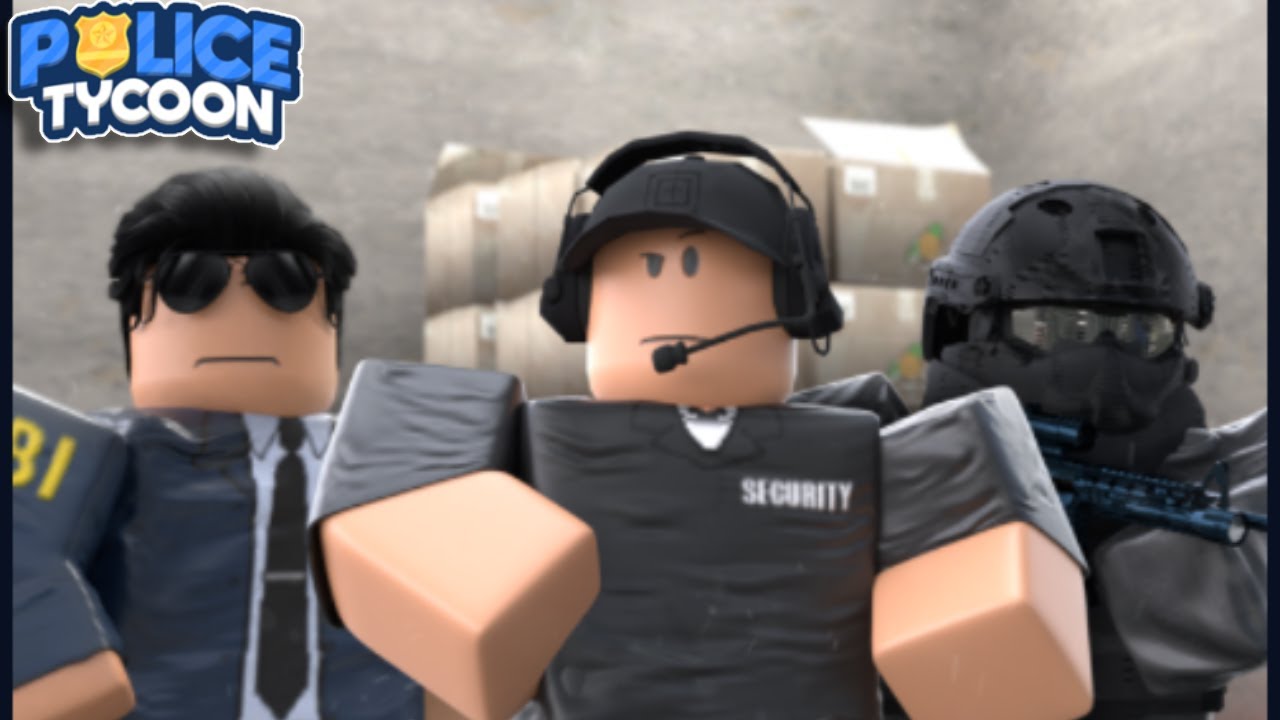 MAX SECURITY POLICE STATION! Roblox Police Tycoon - YouTube