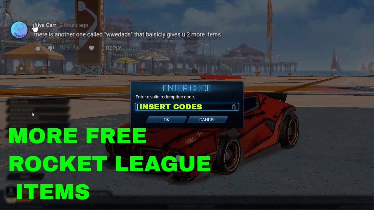 Another Rocket League Free Item Code! - YouTube