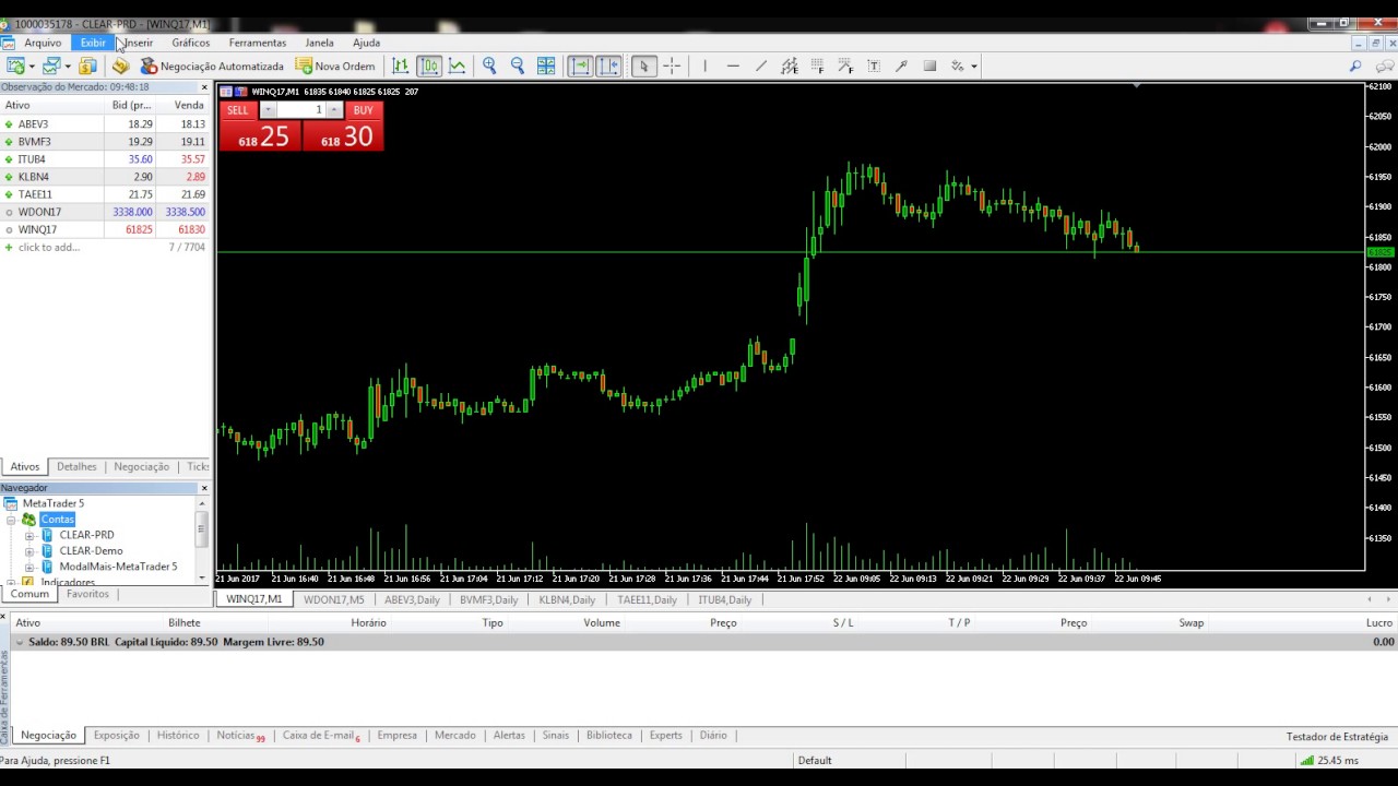 Como trocar a conta de Demo para Real no MT5! - YouTube