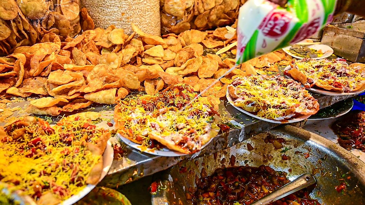 One Of The Best Papdi Chaat & Dahi Puchka Stall In Kolkata | Indian ...