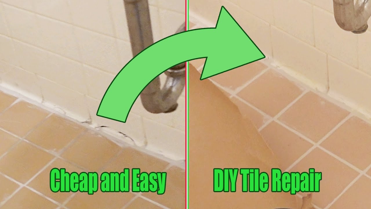 Cheap DIY Repair for Fixing Holes in Tile & Miracle Floorboard Repair ...