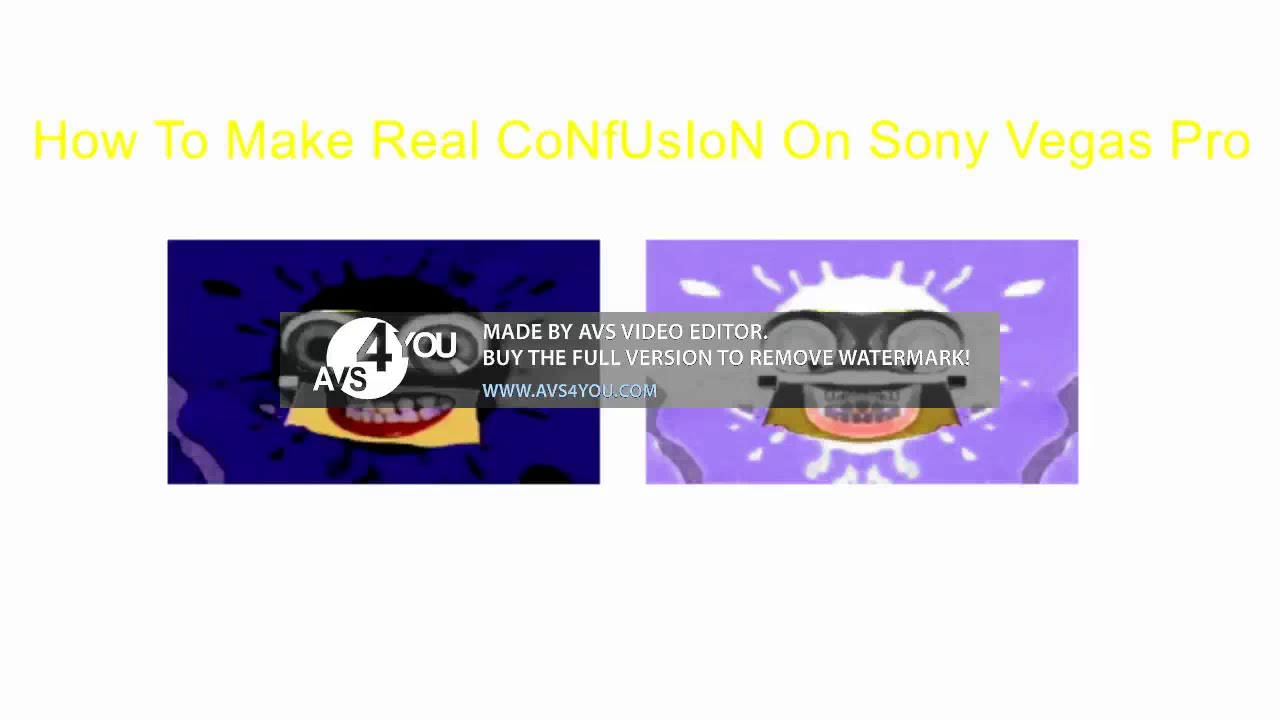 How To Make Real CoNfUsIoN On Sony Vegas Pro (New Effect) - YouTube