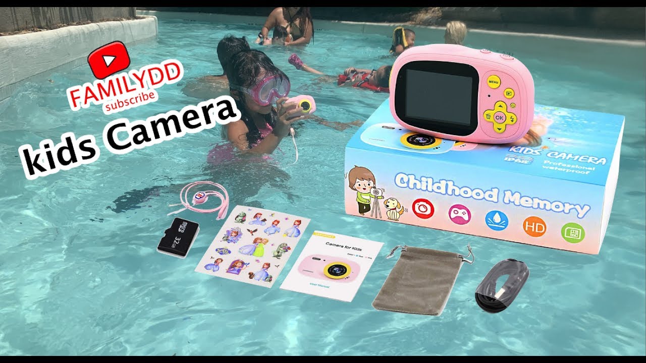 Kids Camera, IP68 Waterproof Camera for Kids, HD 1080P Underwater ...