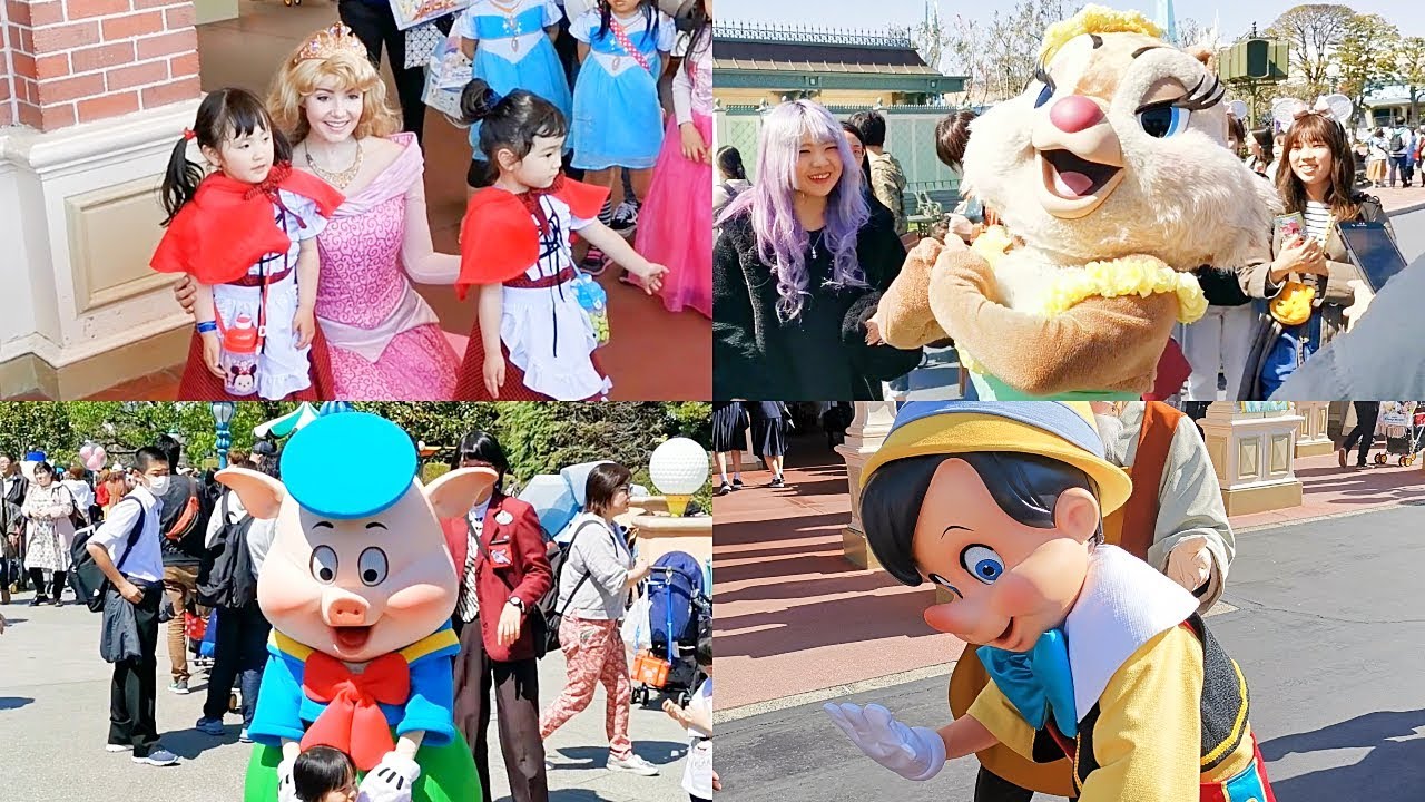 Vlog: Meeting Disney Princess & Character at Tokyo Disneyland - YouTube