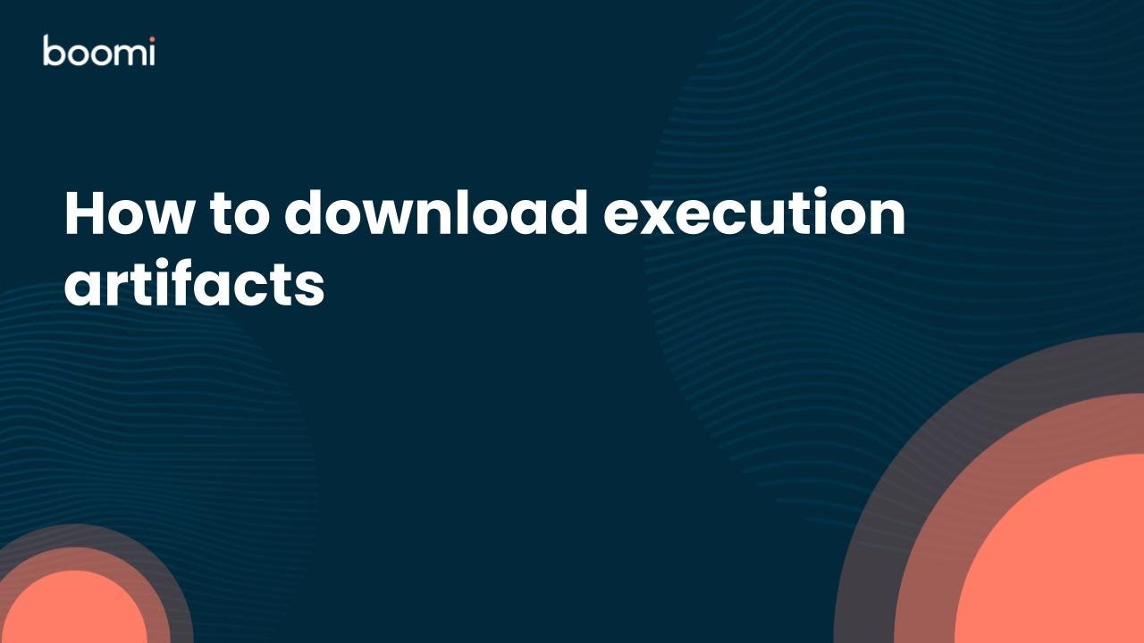 How to download execution artifacts - YouTube