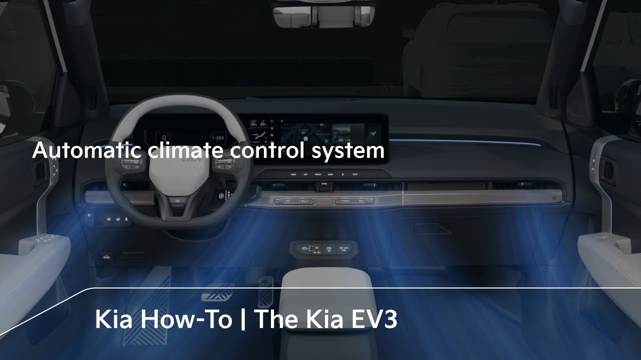 Automatic climate control system | The Kia EV3 - YouTube