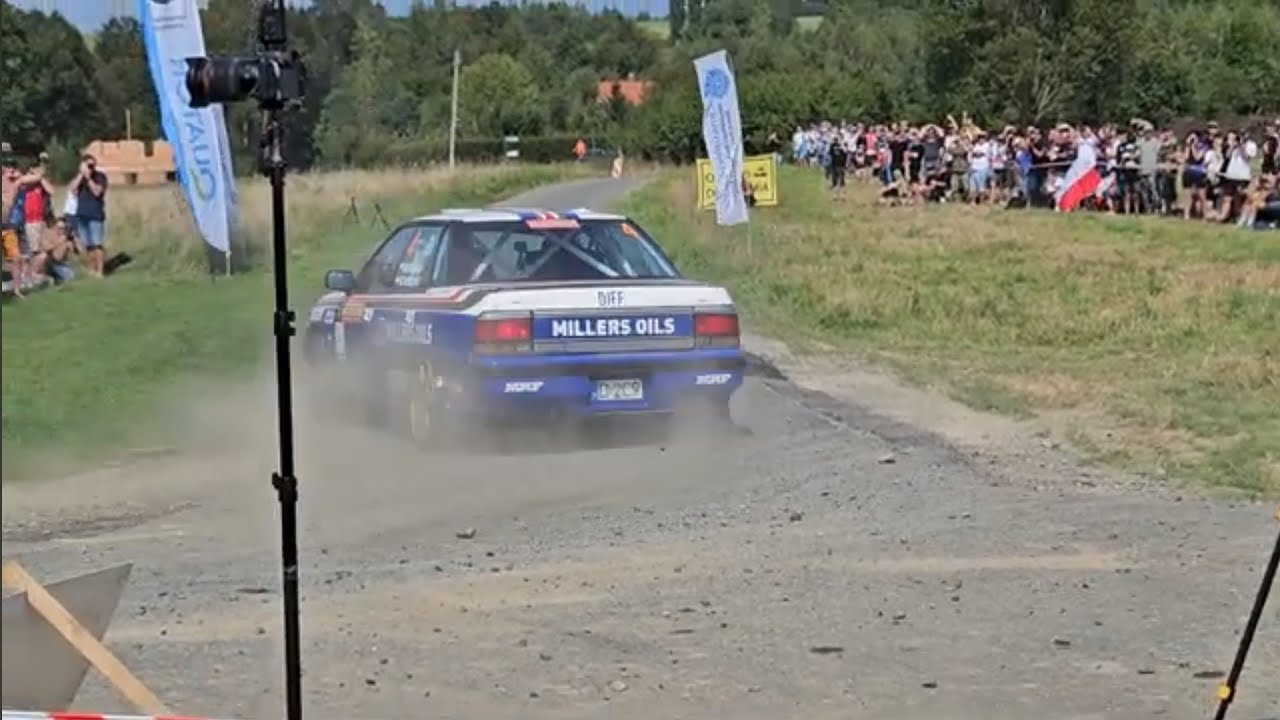 Rally Legend 2024 1 Dolnoslaski Rajd Legend Hand Brake zone - YouTube