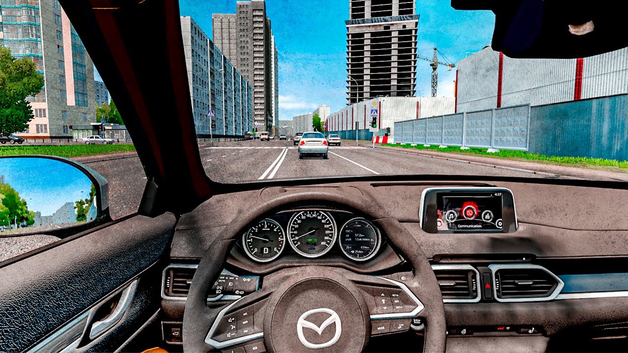City Car Driving - Mazda СХ-5 2.5 2017 [Steering wheel gameplay] - YouTube