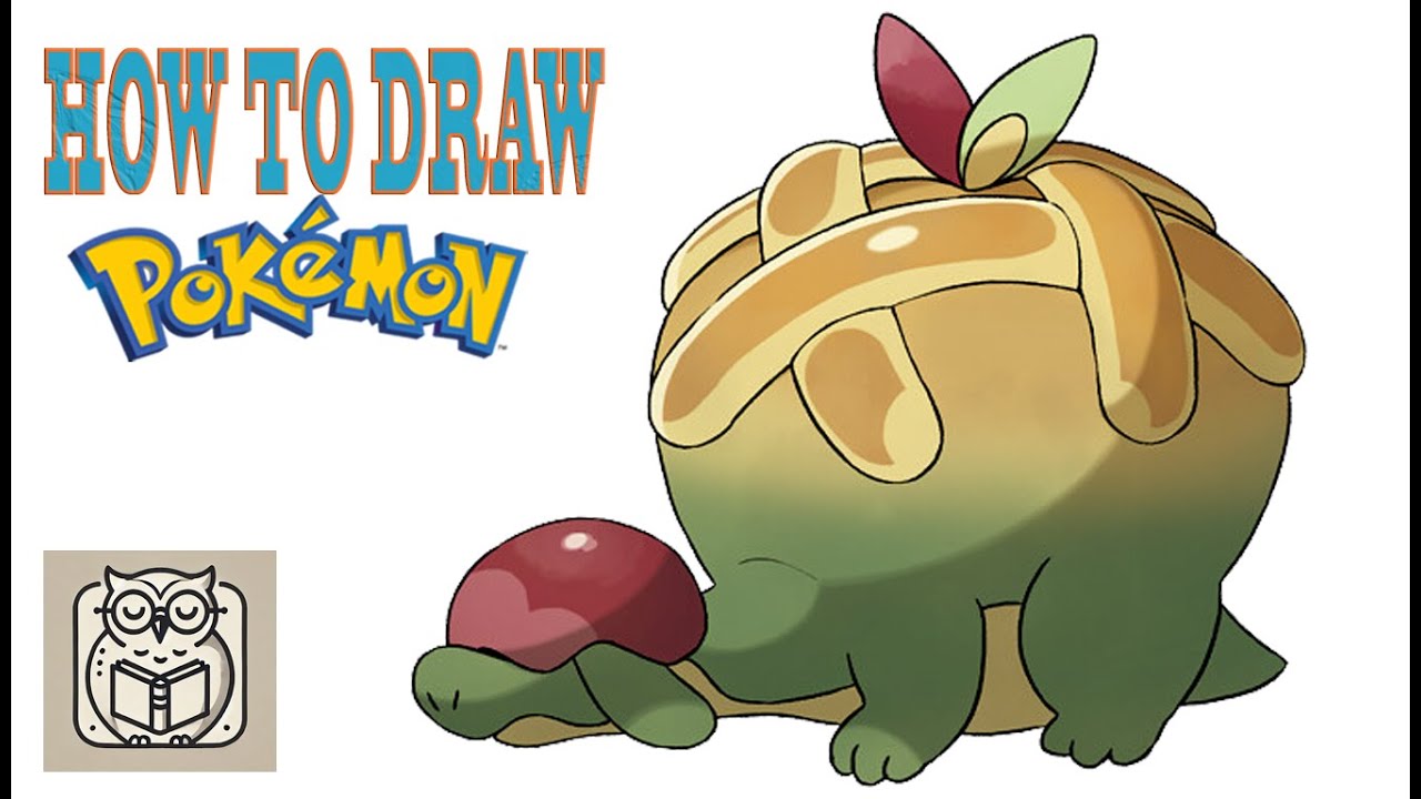 How to draw POKEMON Appletun step by step - YouTube