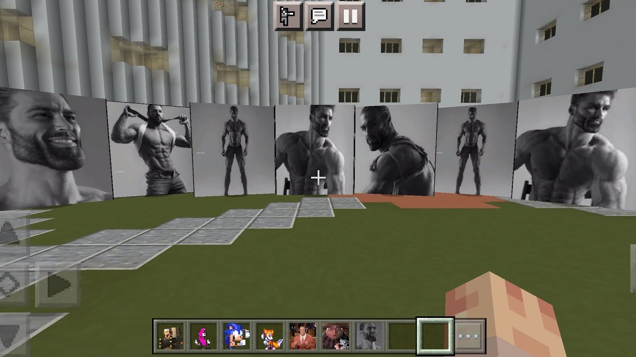 Gigachad Nextbot | Minecraft PE Addon - YouTube