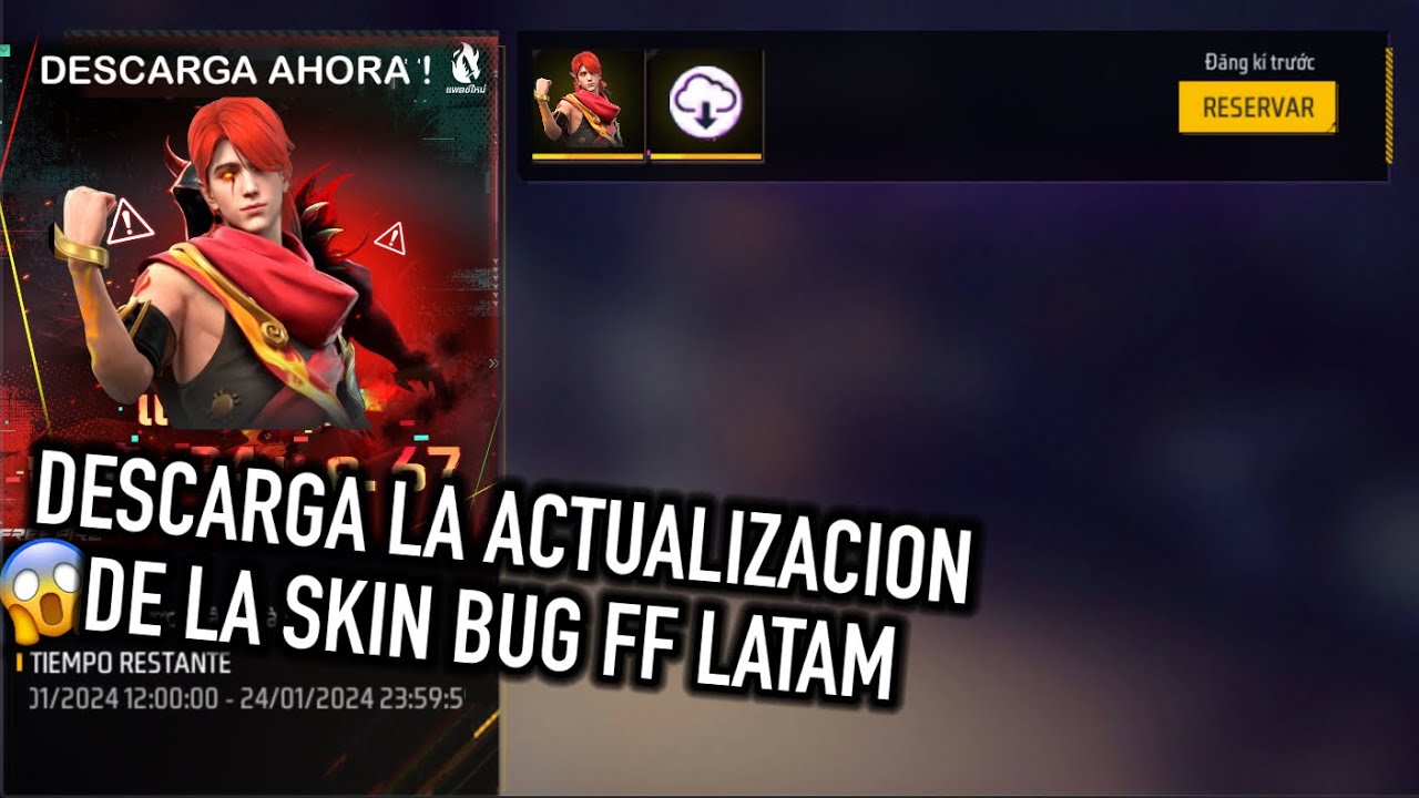 MAÑANA DESCARGA LOS RECURSOS DE LA SKIN BUG QUE LLEGARA a FREE FIRE ...