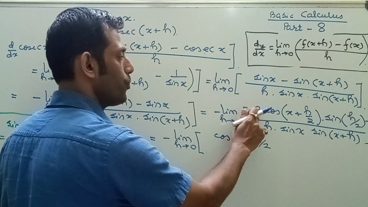 Basic Calculus - Part 8 - Standard Derivatives - YouTube