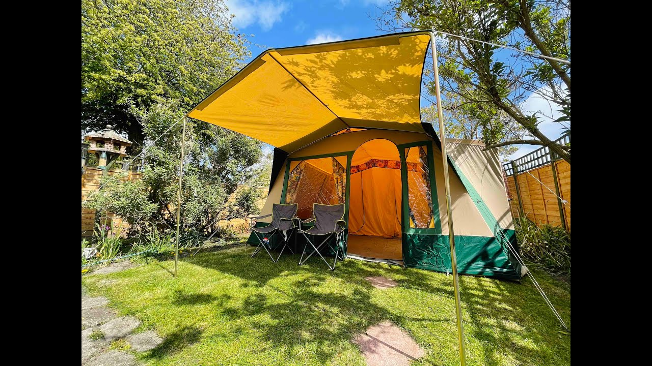CABANON ANTIGUA FRAME TENT WALK THROUGH FOR SALE - YouTube