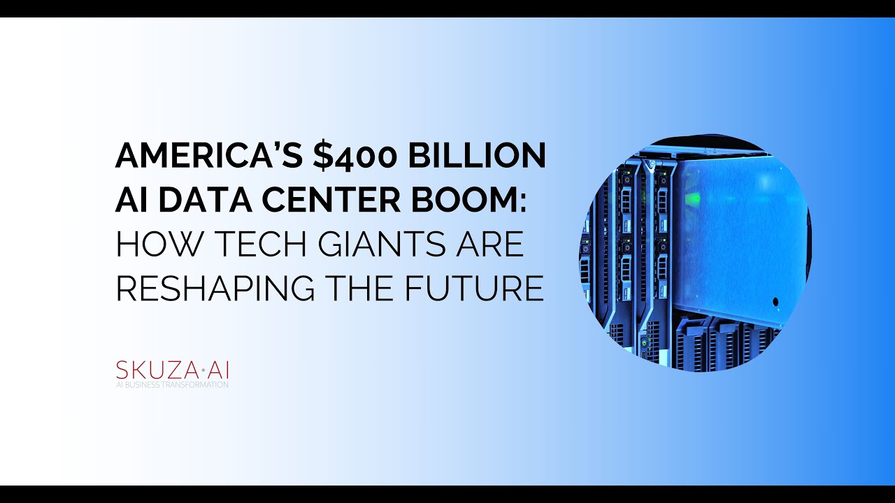 America’s $400 Billion AI Data Center Boom: How Tech Giants Are ...