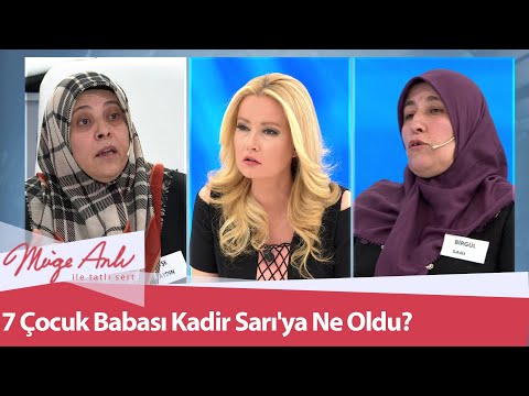 7 çocuk babası Kadir Sarı'ya ne oldu? - Müge Anlı İle Tatlı Sert 18 Kasım 2020