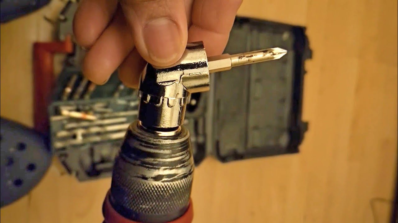 105 Degree Angle Head Corner Turner, Screwdriver Tool Corner Electric ...