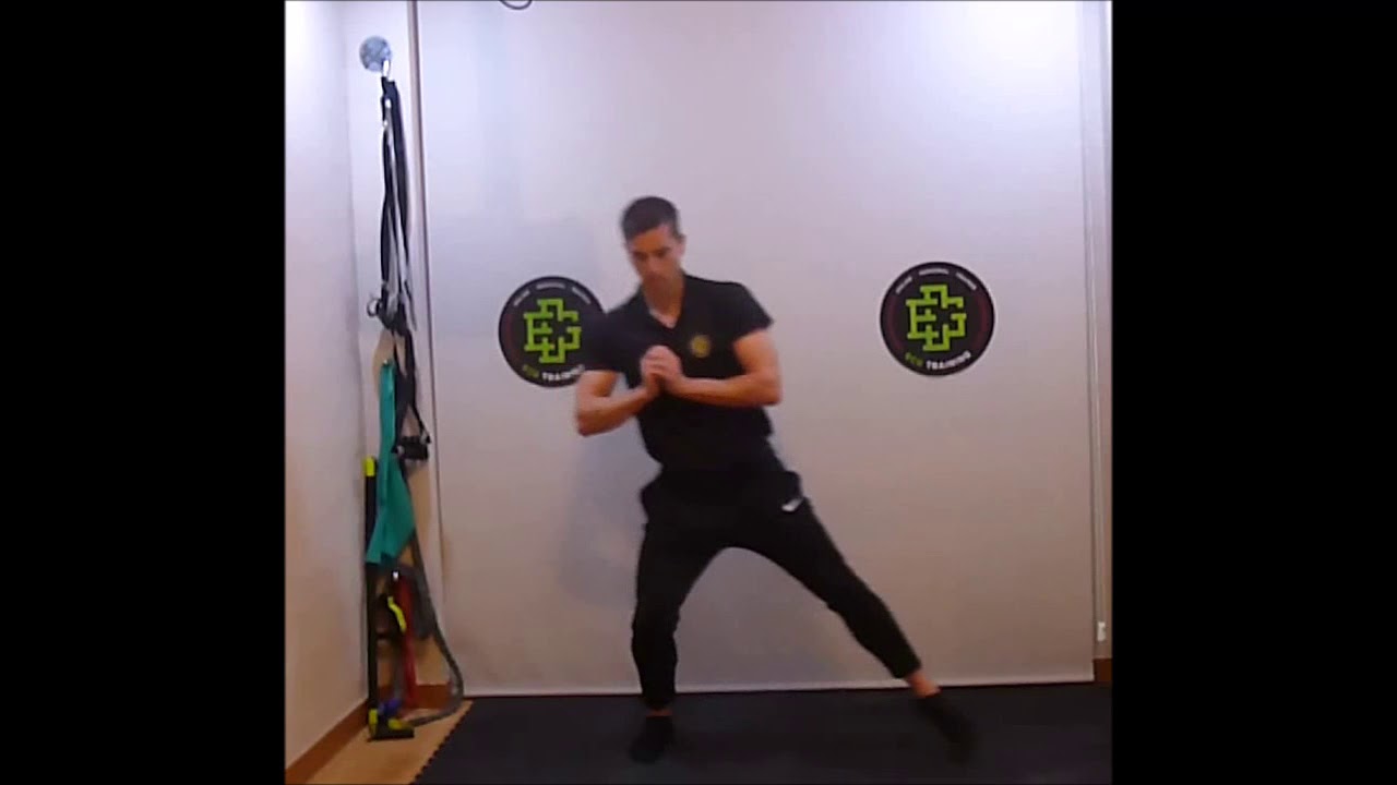 sentadilla lateral con balanceo - YouTube
