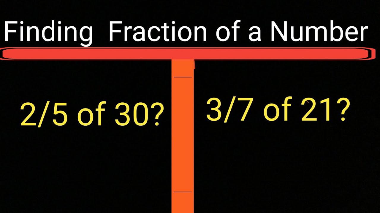 Finding a Fraction of a Number - YouTube