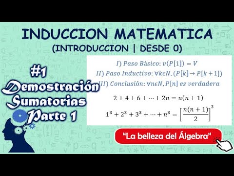 Inducción Matemática 1/7 - Introducción y Demostración Sumatorias Parte ...