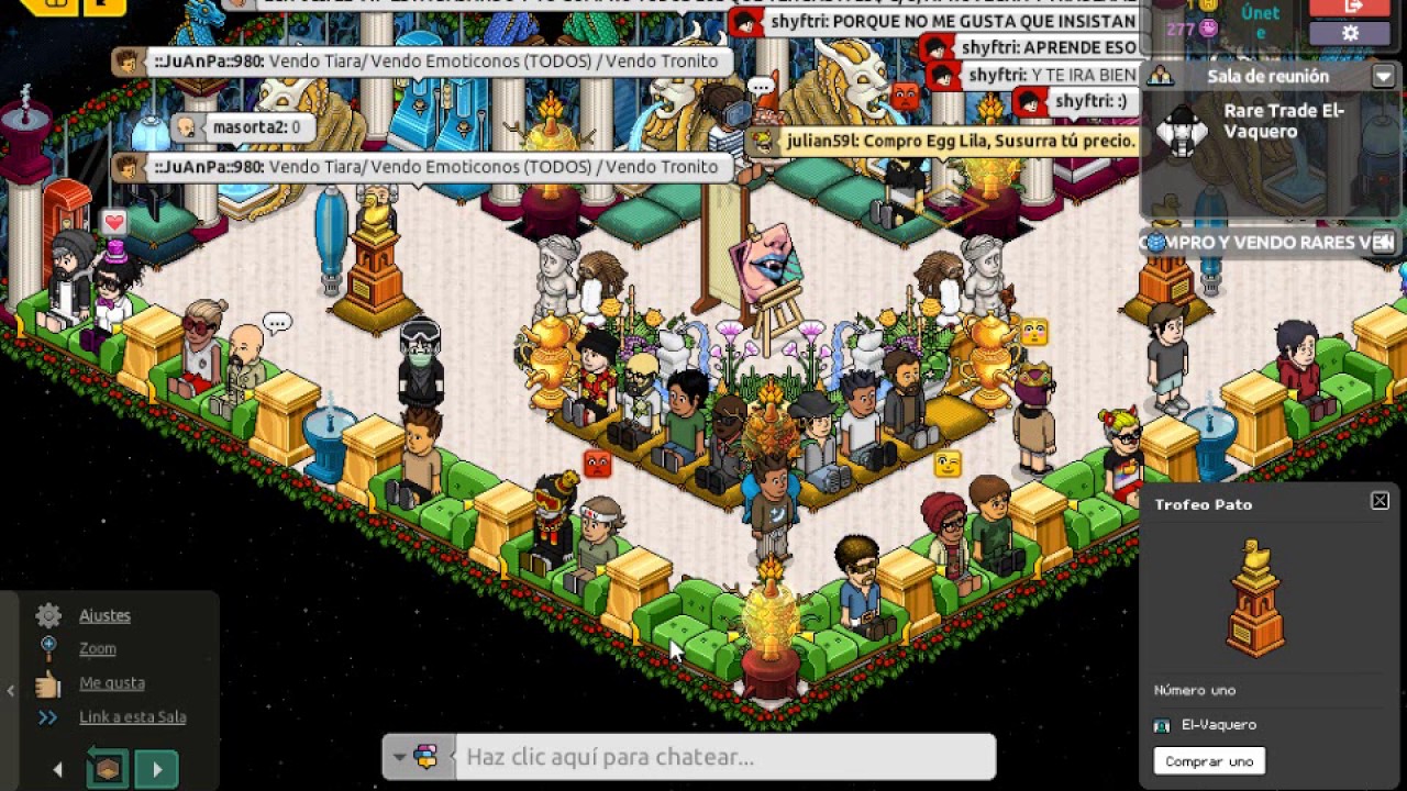 LOS 4 RARE TRADES MAS POPULARES DE HABBO.ES 2016-2017 - YouTube