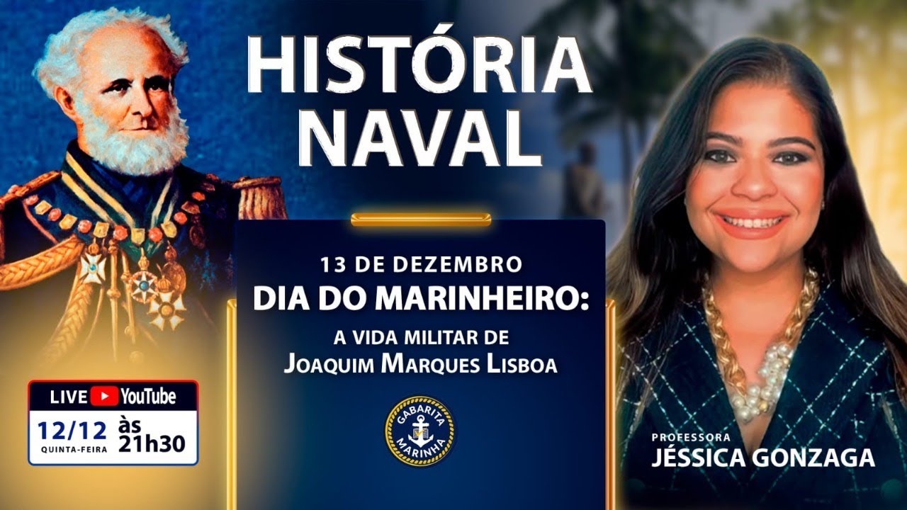 LIVE #088 - HISTÓRIA NAVAL - PROFESSORA JÉSSICA GONZAGA - YouTube