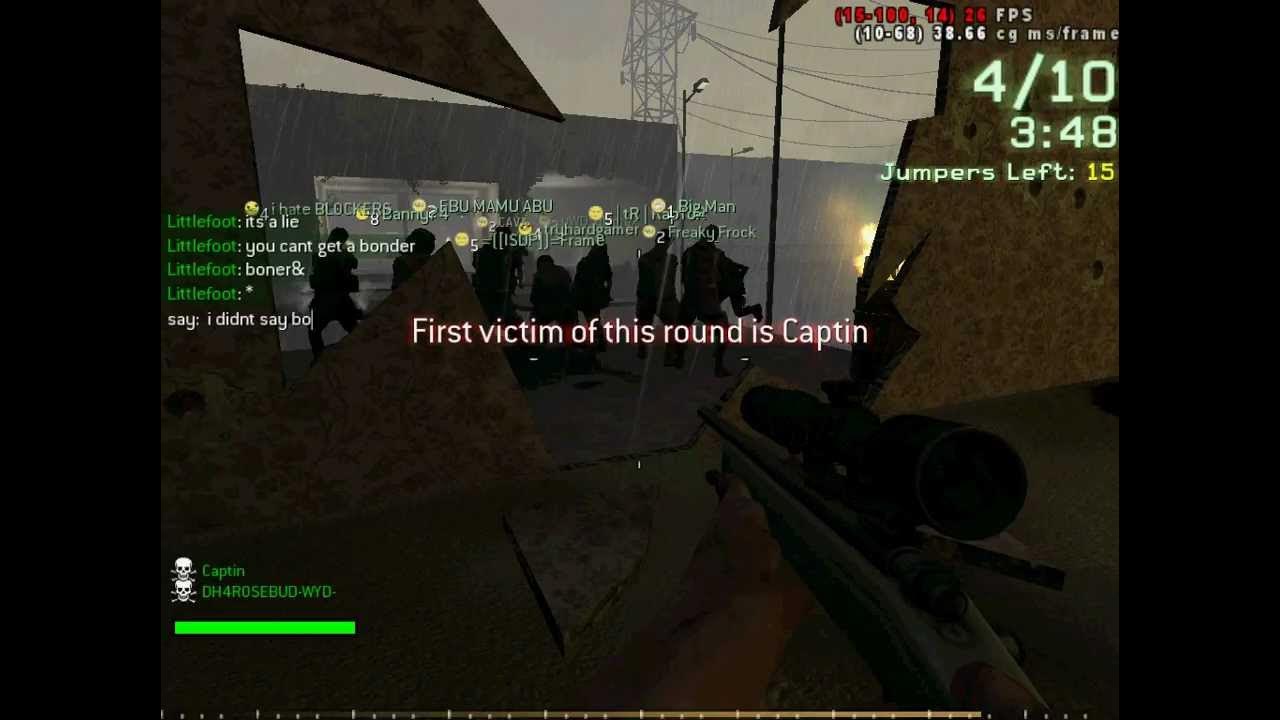 Cod4 deathrun mod map destroyed part 1 - YouTube