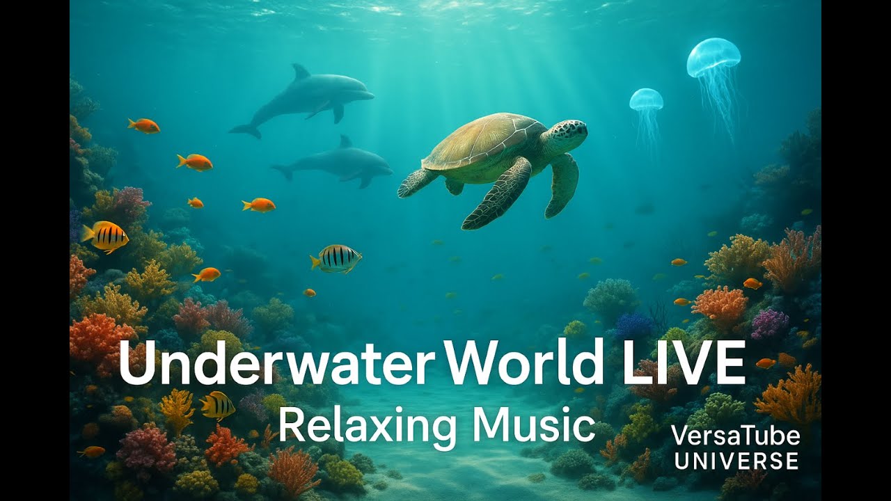 🐠 Stunning Underwater World LIVE – Relaxing Music #BeautifulNature # ...