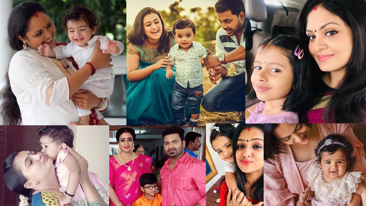 മലയാള സീരിയൽ നടിമാരും അവരുടെ മക്കളും | മലയാളം Serial Actresses With ...