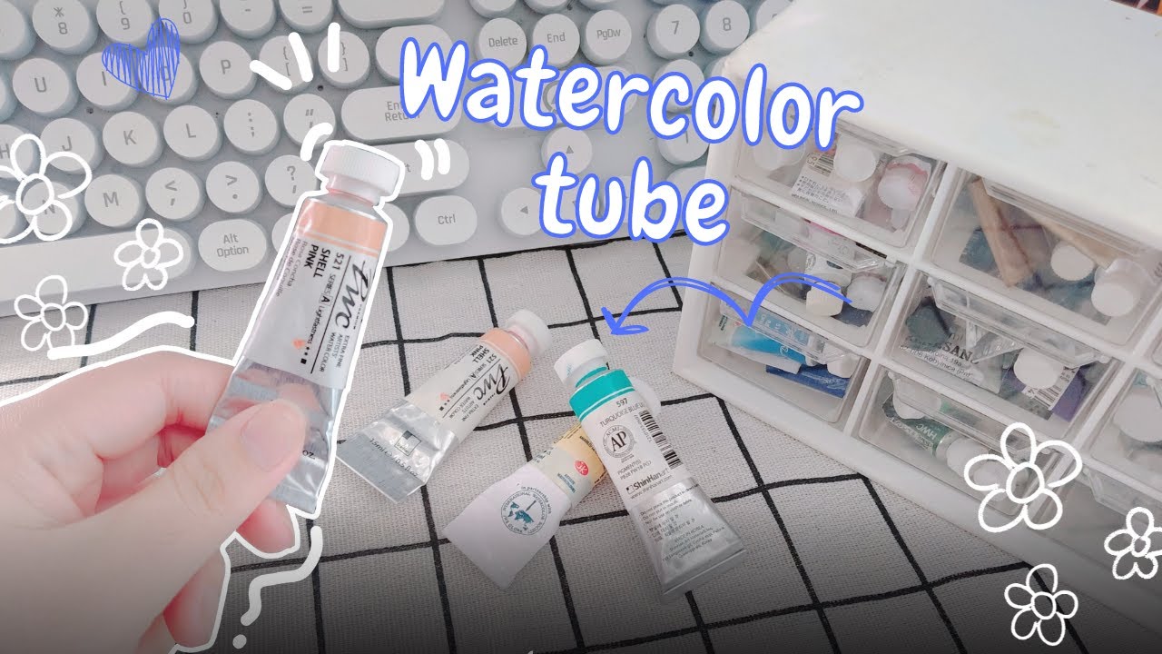 Vlog #24 | clean up all my color tubes 🌷 relax and clean music 🎍 - YouTube
