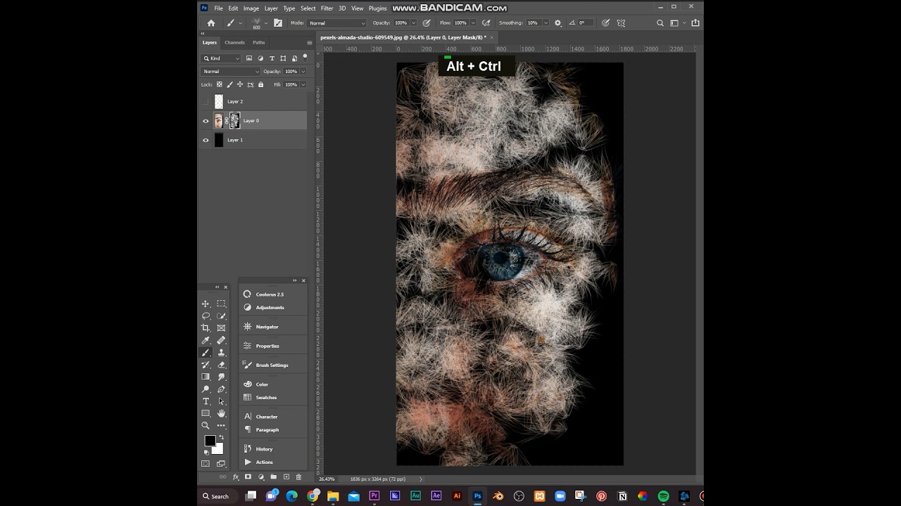 Stroke portrait in photoshop #shorts #photoshop #youtubeshorts - YouTube