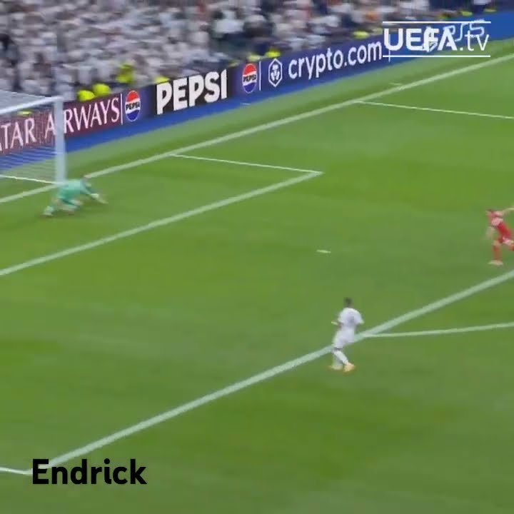 Endrick shooting strength 😎#realmadrid #halamadrid #trending - YouTube