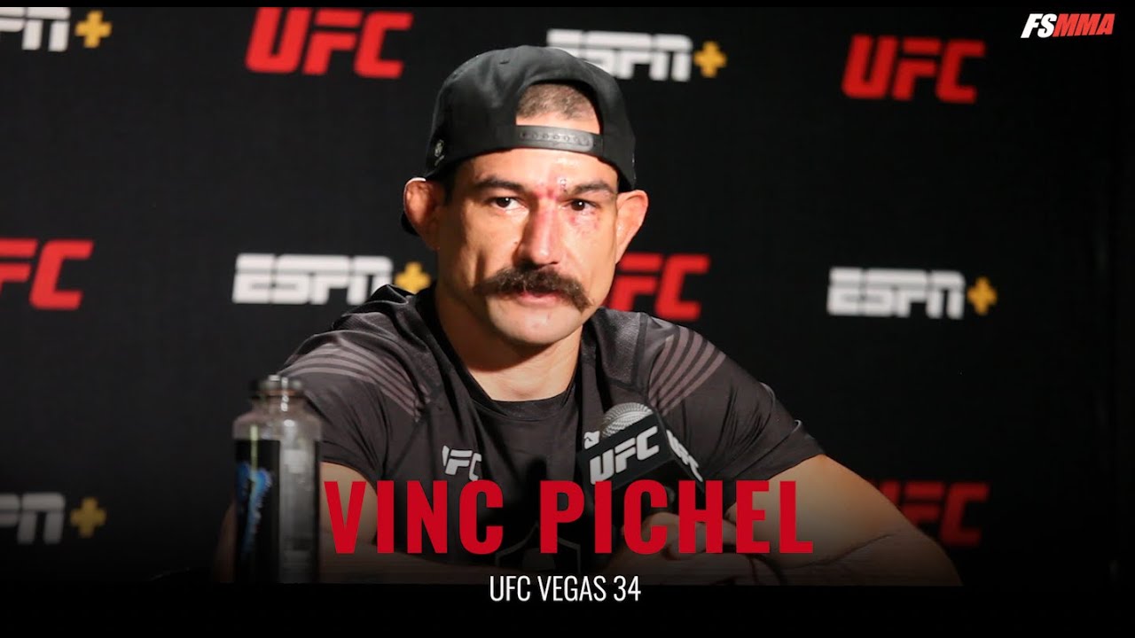 UFC Vegas 34: Vinc Pichel post-fight interview - YouTube