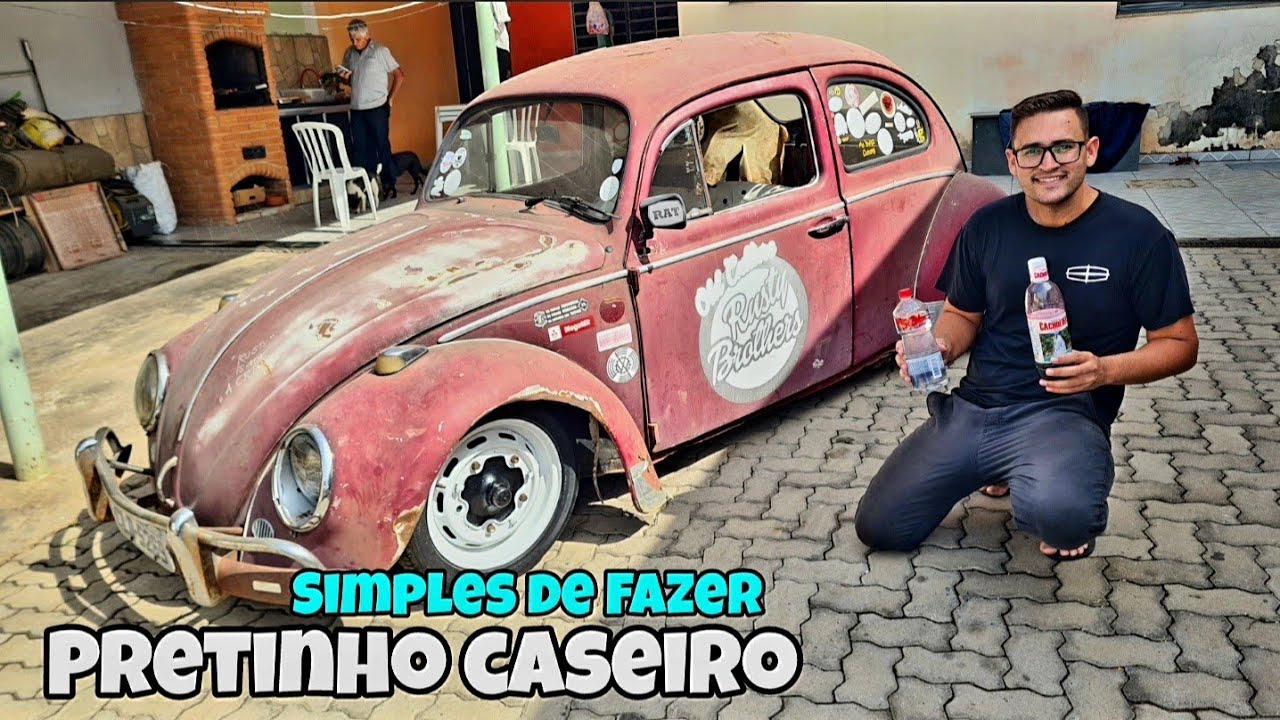 COMO FAZER PRETINHO CASEIRO PARA PNEU - YouTube