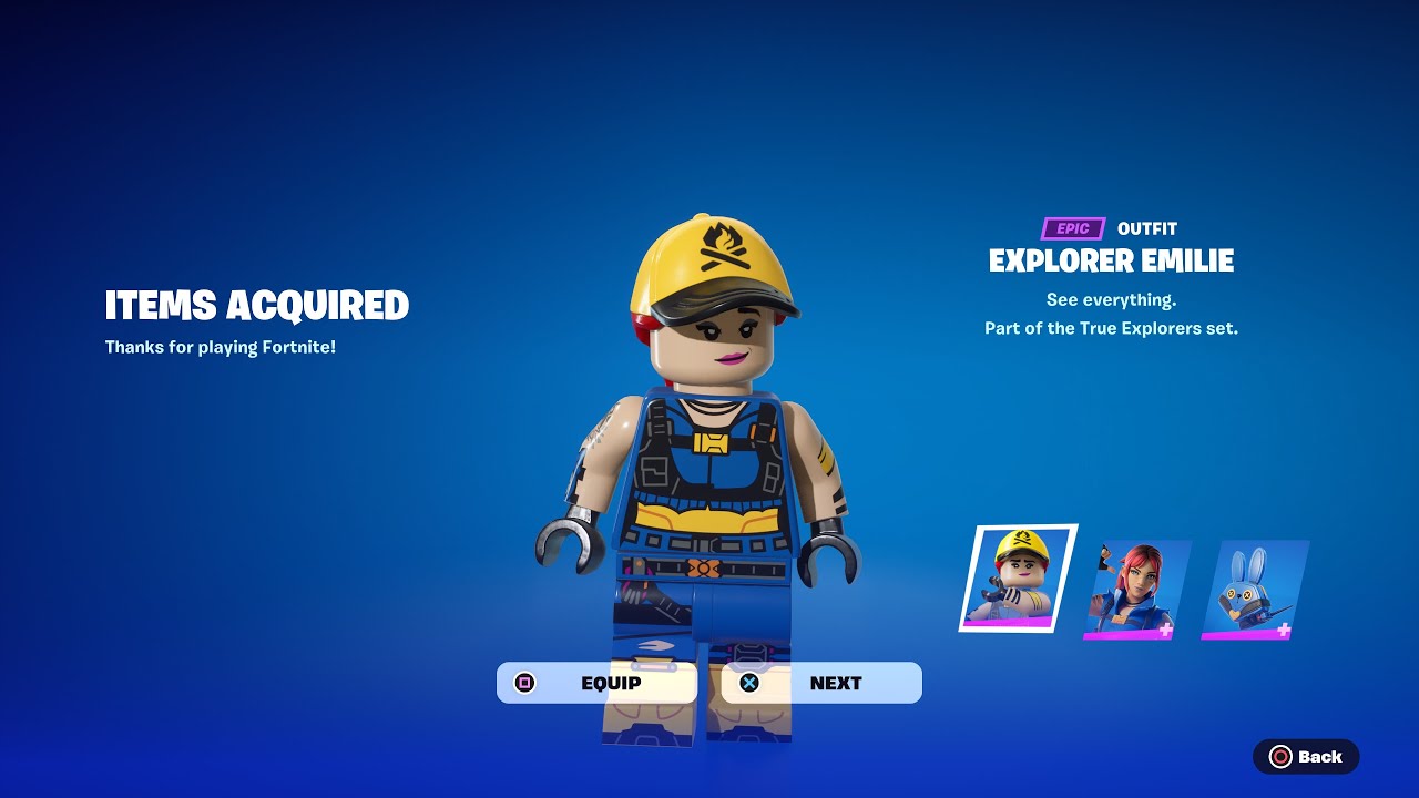 HOW TO GET EXPLORER EMILIE LEGO SKIN IN FORTNITE! - YouTube