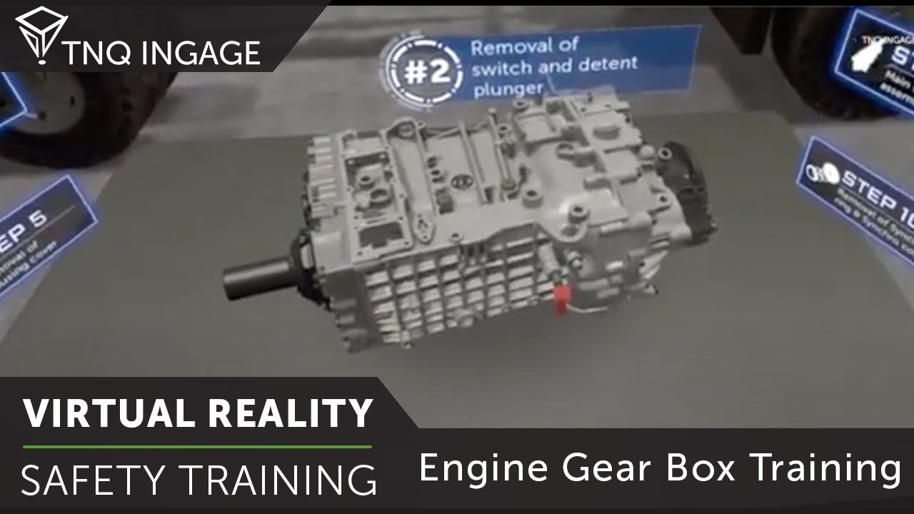 Virtual Reality Gear Box Training - Engine Gear Box - YouTube