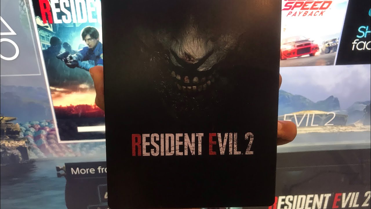 Resident evil 2 steelbook Edition PS4 unboxing - YouTube