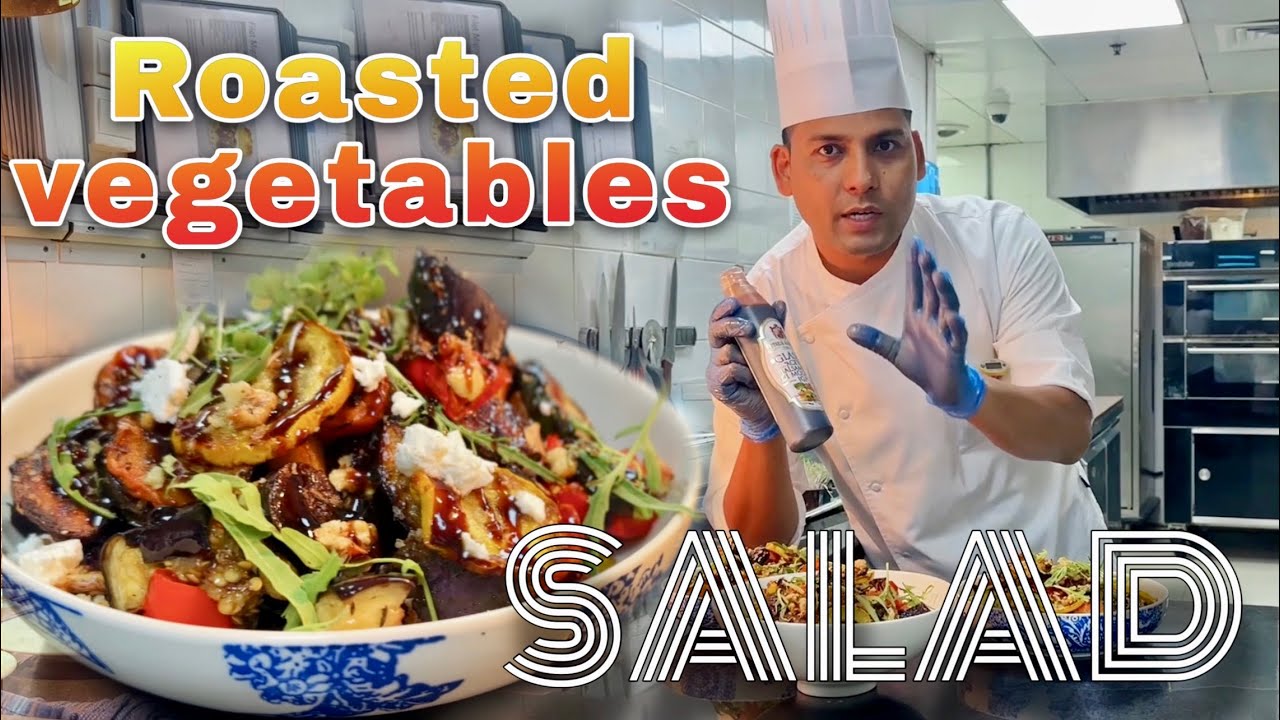 Roasted Vegetable Salad🥕 || Simple salad recipe for continental cuisine ...