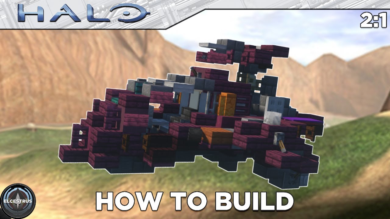COVENANT SPECTRE | Minecraft Halo Tutorial - YouTube